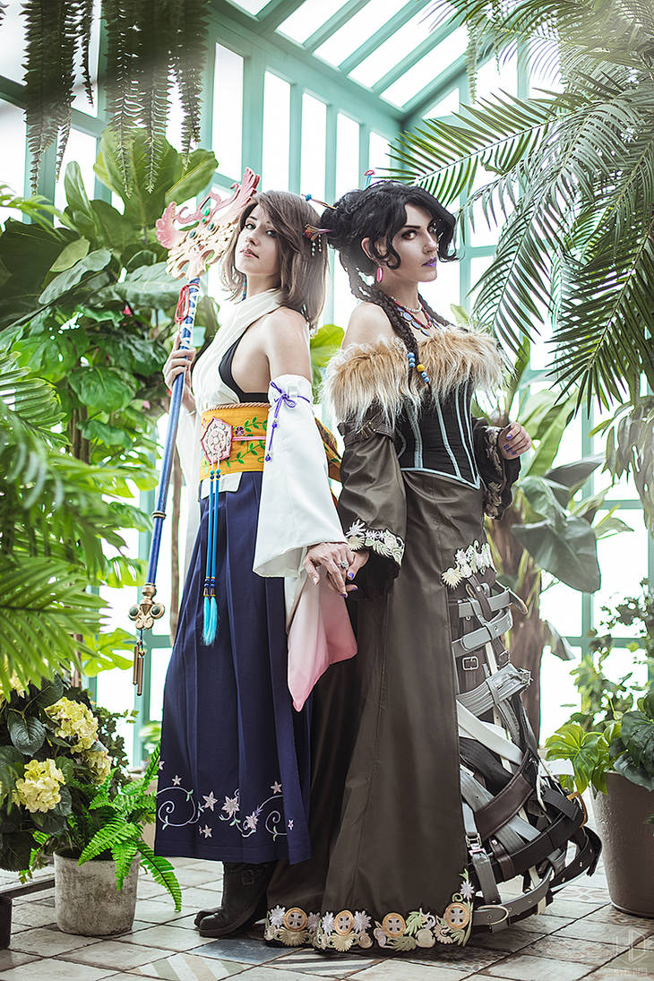 Final Fantasy X Yuna And Lulu By Adelhaid On Deviantart