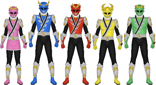 Requested: Bakuhatsu Sentai Shinseiger by Taiko554 on DeviantArt