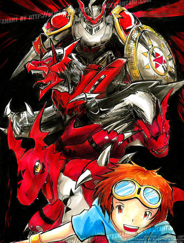 Guilmon digivolve to... by slifertheskydragon on DeviantArt