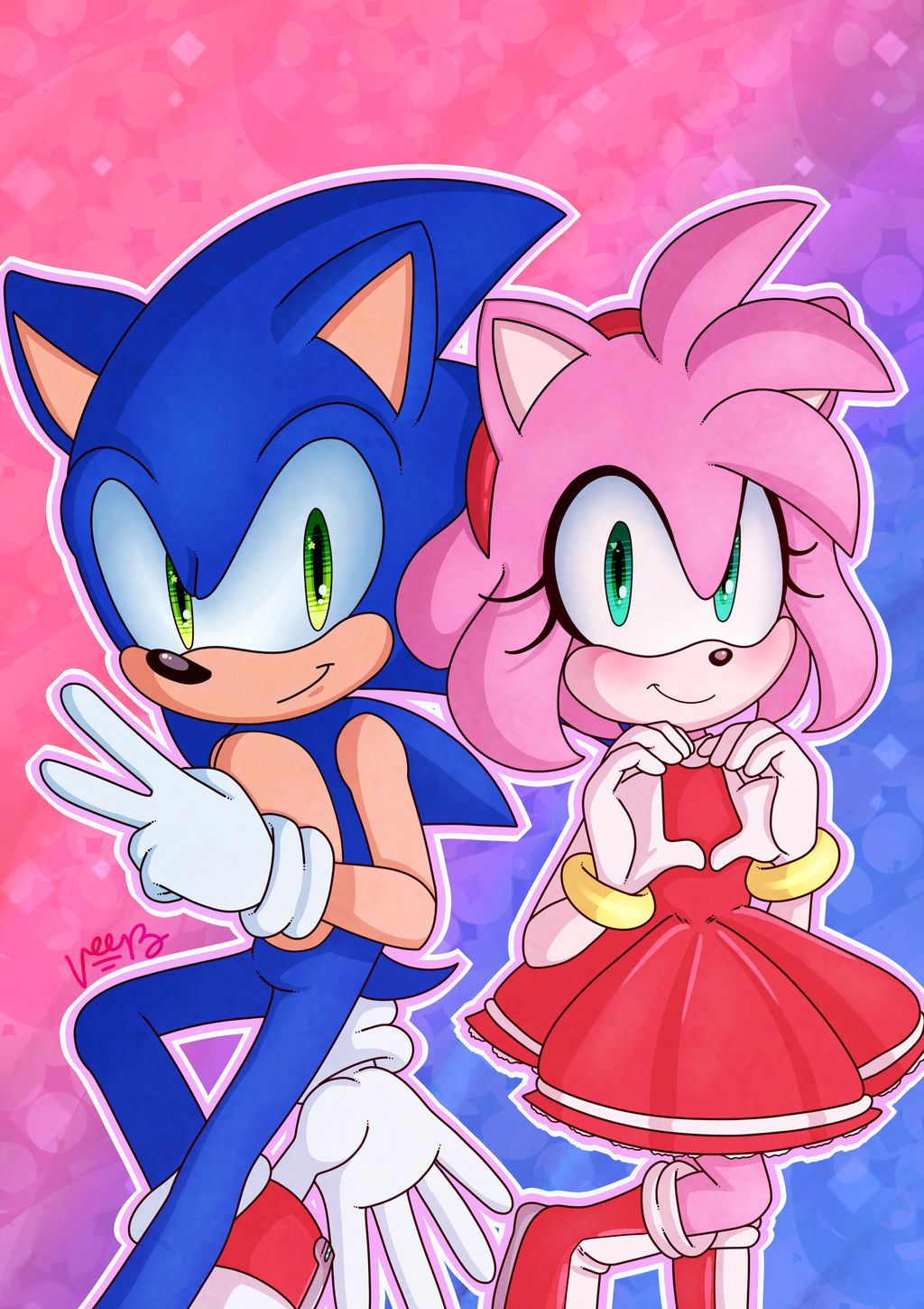 SonAmy Week 2018 Promo Art by PokesThePocky on DeviantArt