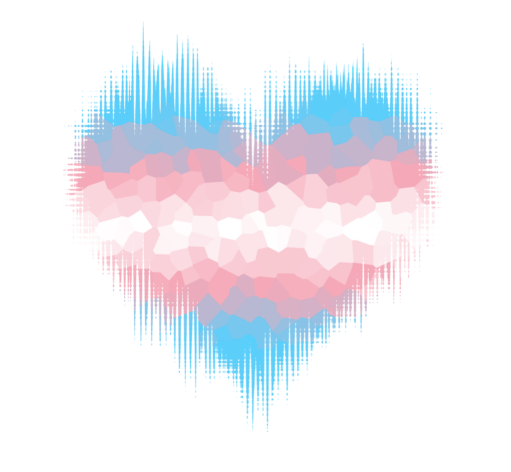 Transgender Glitch Heart by Pride-Flags on DeviantArt
