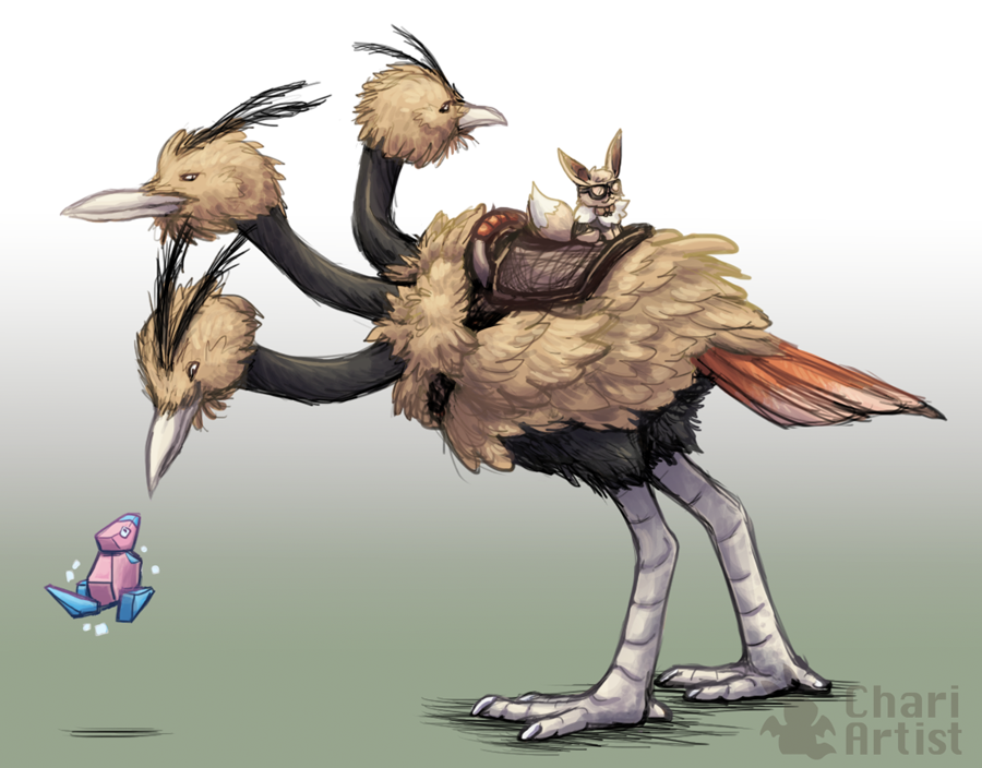 Let's Go Dodrio! by Chari-Artist on DeviantArt