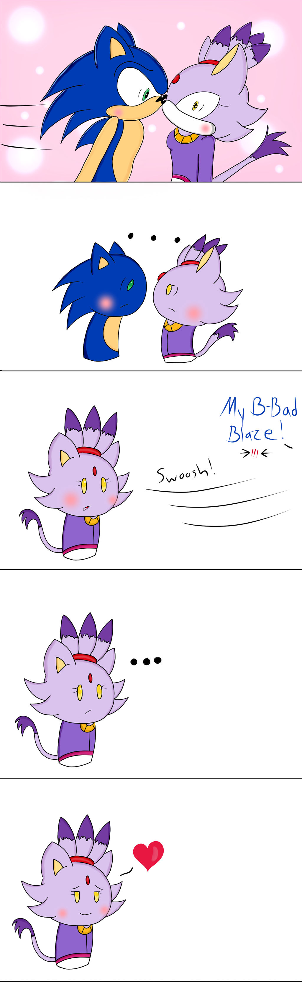 Accidental Kiss: Sonaze(Gift) by XxKawaiiCupcakezxX on DeviantArt