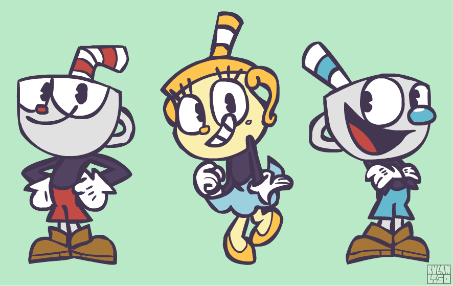 Ms Chalice Cuphead And Mugman By Rylanlego On Deviantart