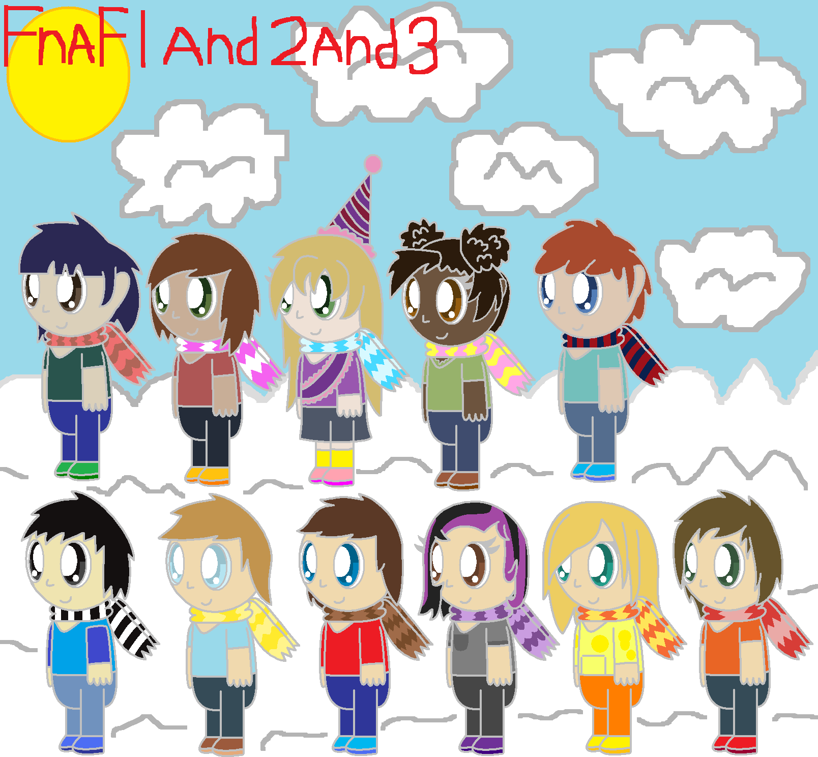 Fnaf 3 Children Souls In Heaven by pokemonlpsfan on DeviantArt