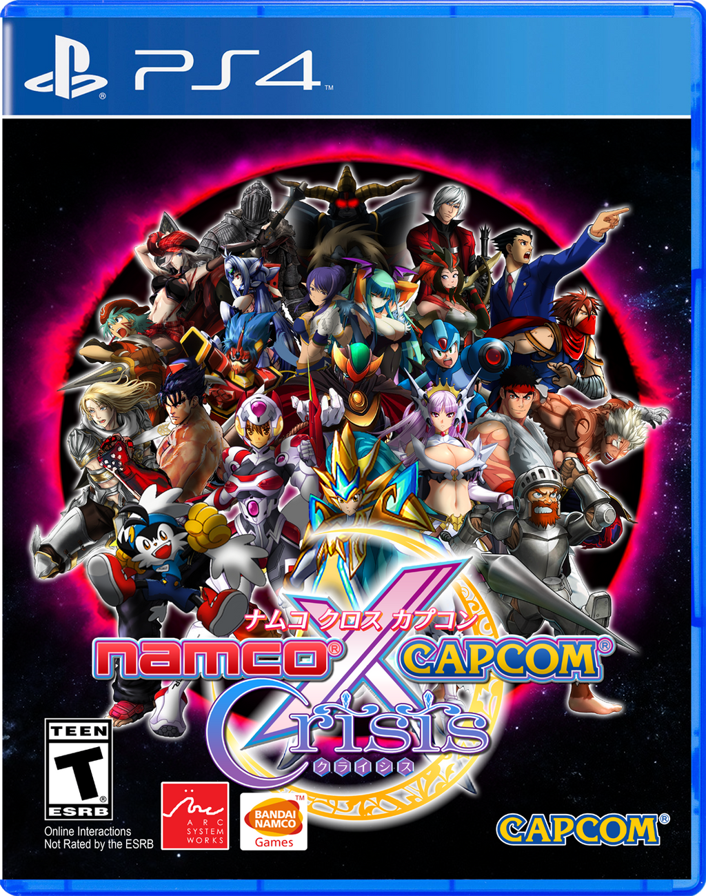Namco X Capcom: Crisis (PS4 Cover) by Crisostomo-Ibarra on DeviantArt