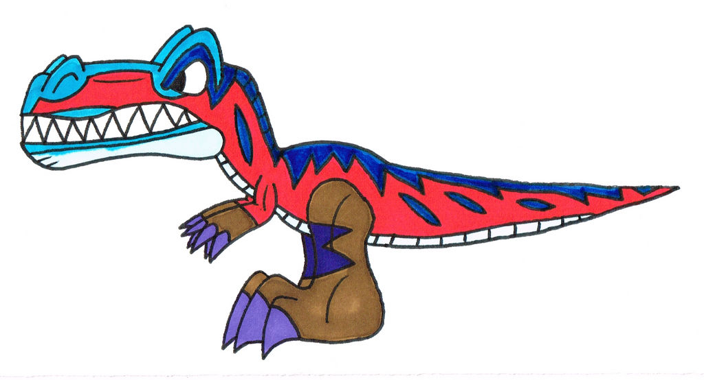 Allosaurus Girl by Genie-Dragon on DeviantArt