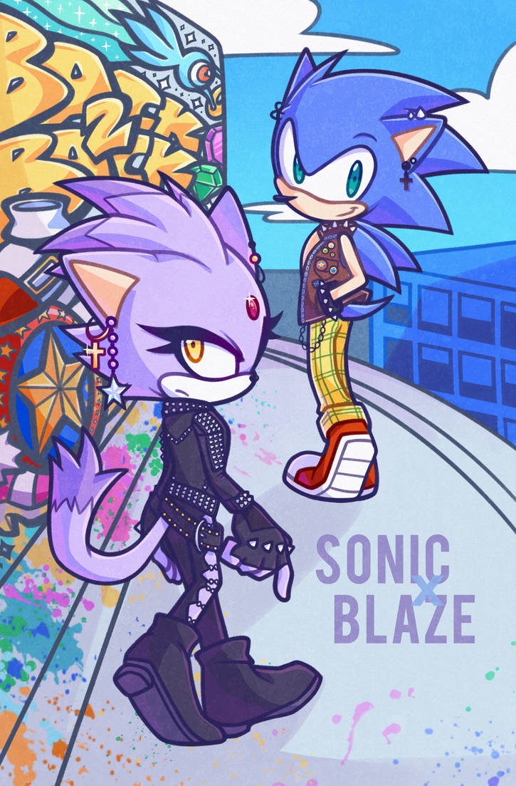 Sonic x Blaze by azulila on DeviantArt