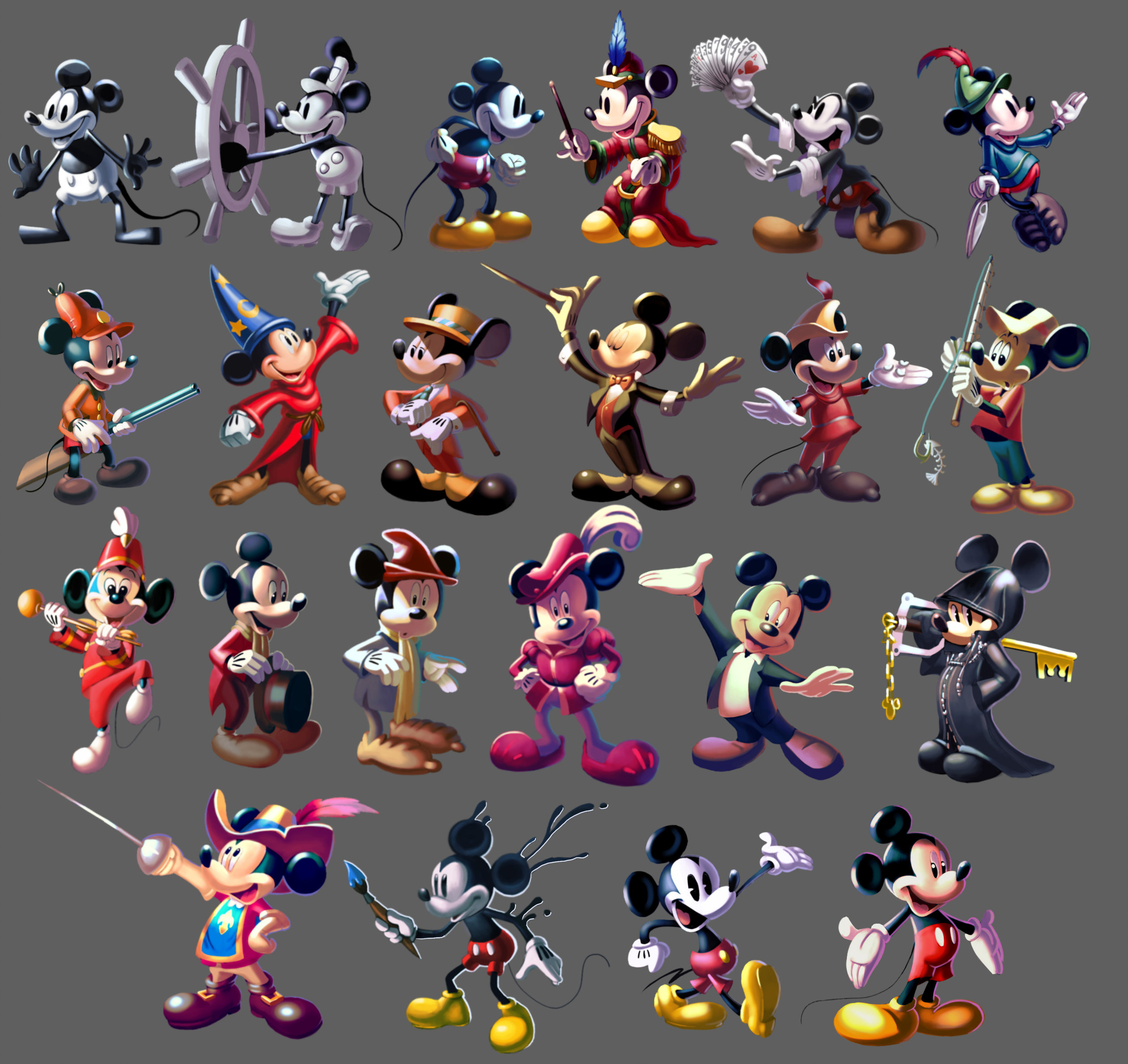 90 Years of Mickey Mouse by SSJSophia on DeviantArt