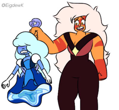 Jasper Wedgies Sapphire (Steven Universe) by EigdewK on DeviantArt