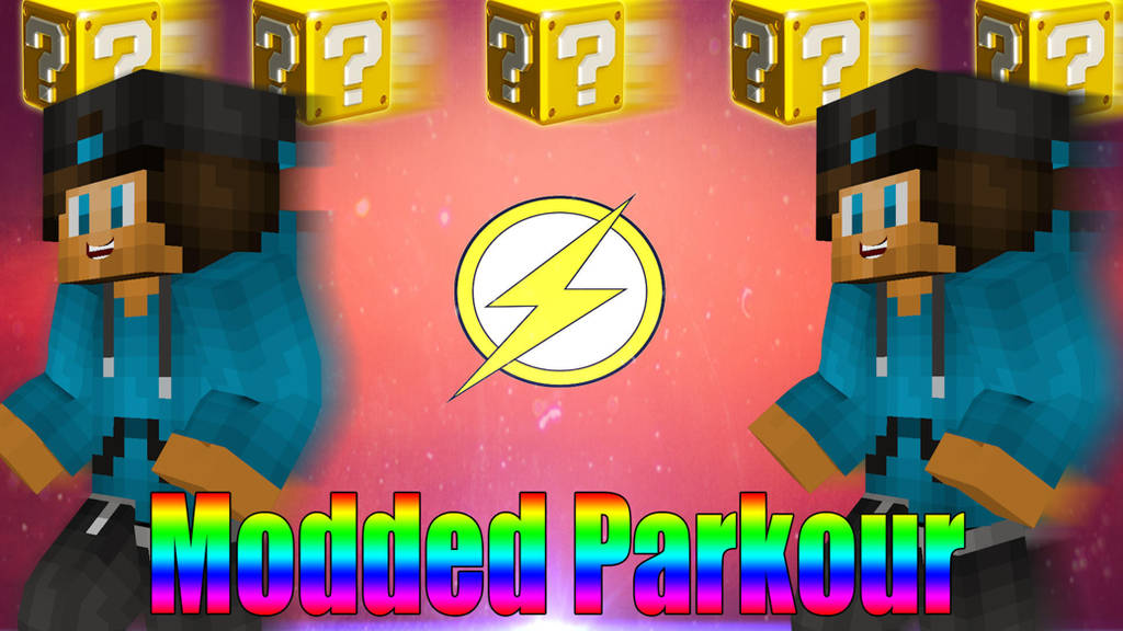 Odstaustin Modded Parkour Minecraft Thumbnail by FinickyGFX on DeviantArt
