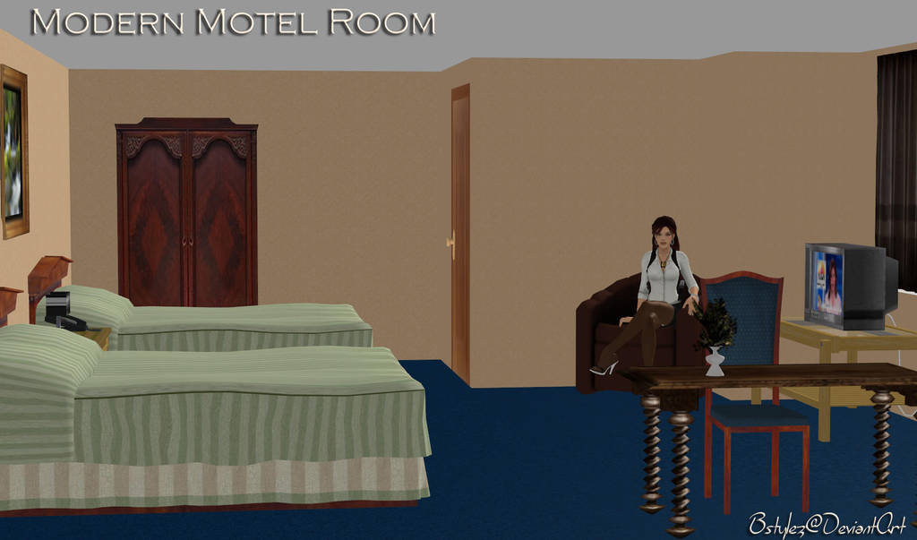 Modern Motel Room (Updated) by bstylez on DeviantArt