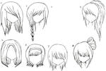 Female Anime Hair 2 by alicewolfnas on DeviantArt