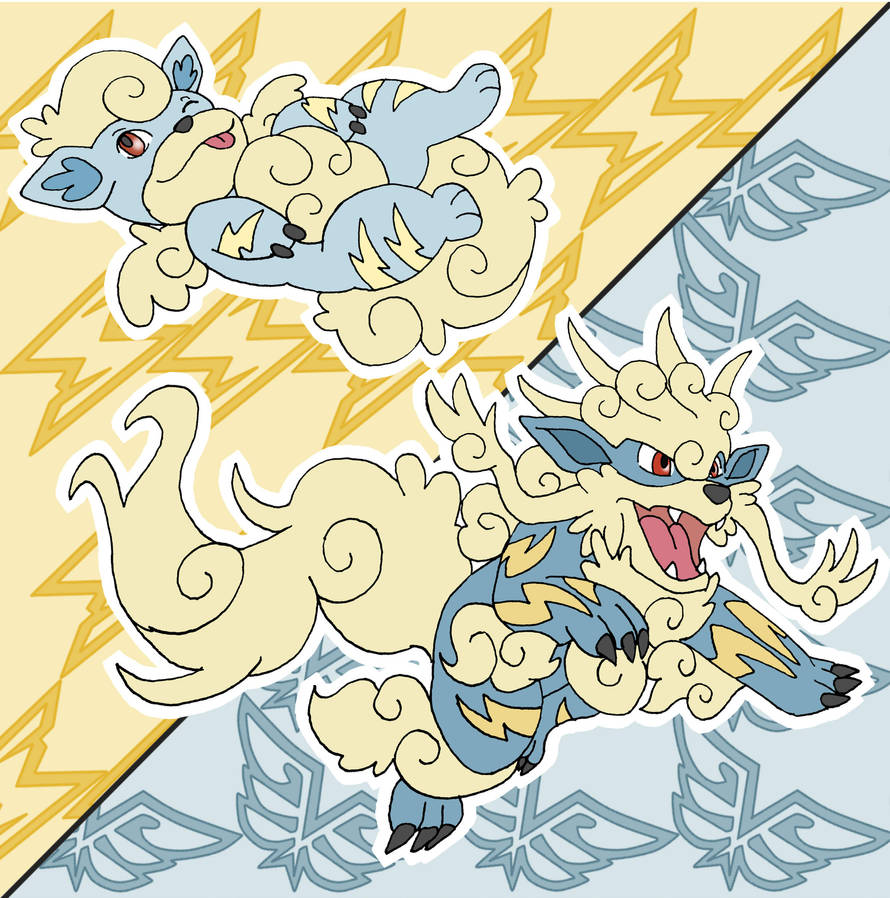 Alolan Growlithe, Arcanine by xxnightwindxx on DeviantArt