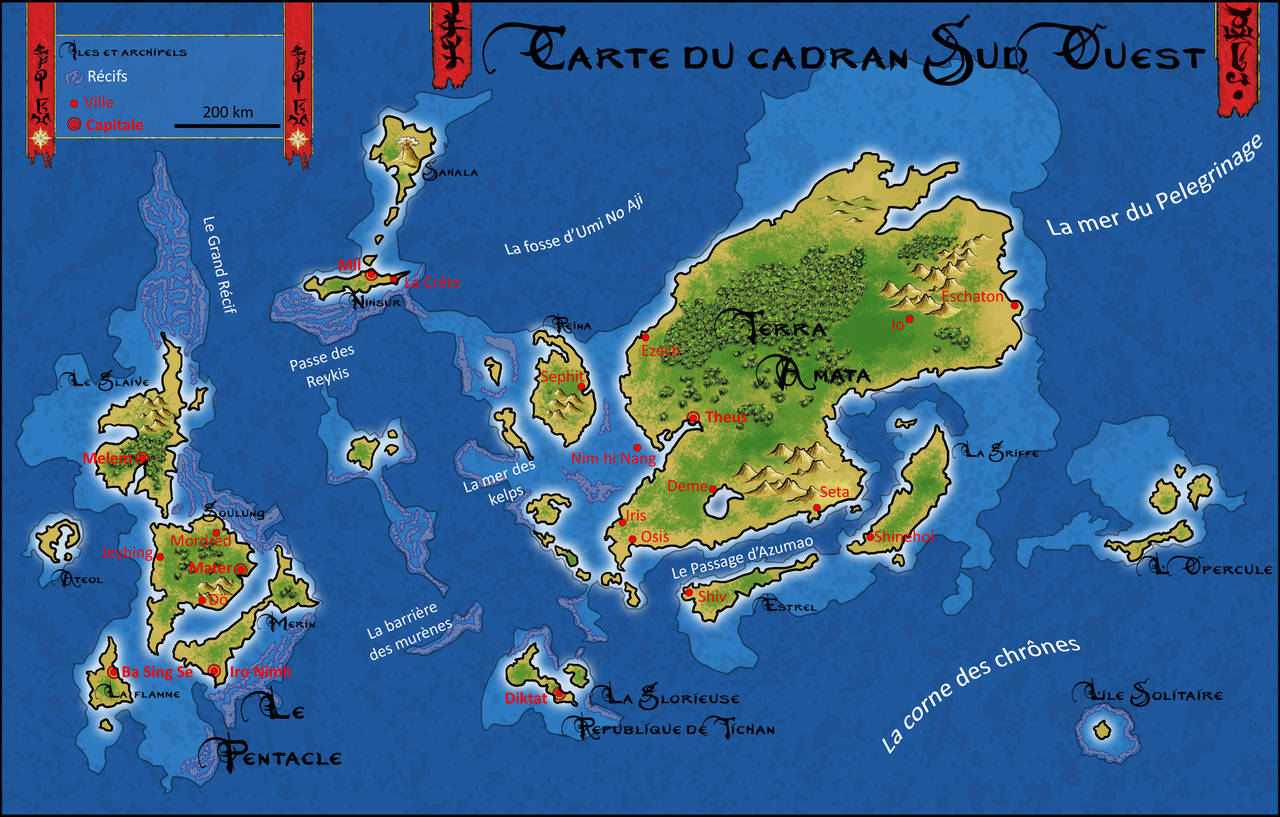 Map of Amata by tipexleloup on DeviantArt